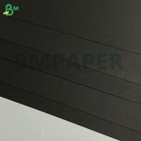 China 120g 130g 140g Pure Black Fold Resistance Black Paperboard for Gift Boxes Packing DIY for sale