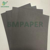 China Good Strengh Heavyweight 350gsm 400gsm Black Cardboard For Gift Box for sale