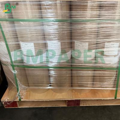 China 70gsm Striped Brown Kraft Paper For Gift Wrapping 762mm  x 300m Eco - friendly for sale