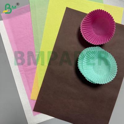 China 40gsm Colored Easy Slip Paper For Cup Caking Making Muffin Holder Raw Material for sale