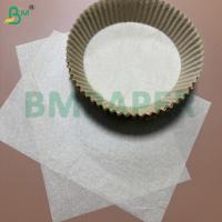 China 40gsm Air Fryer Oven Paper Dual-Side Silicone Brown Kraft Custom Sheets / Rolls for sale