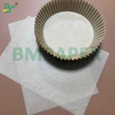 China 40gsm Air Fryer Oven Paper Dual-Side Silicone Brown Kraft Custom Sheets / Rolls for sale