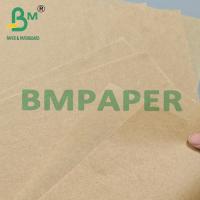 China 30/35/38gr Eco Friendly Brown Sandwich Wrapping Paper For Takeaway Boxes for sale