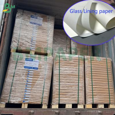 China 38gsm 40gsm Surface Smooth Glass Lining Paper For Protect Interleveling paper 2080mm for sale