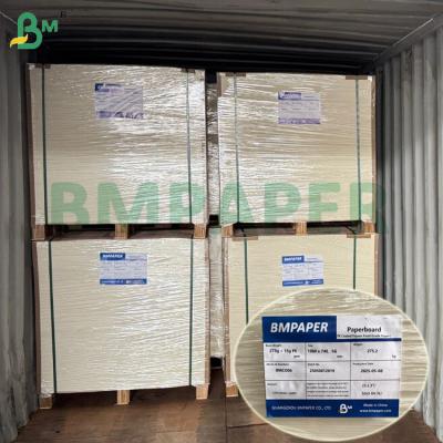 China 1 / S 295g + 15g PE Coated Frozen Food Paper For Shrimp Packaging Freezer - Safe for sale