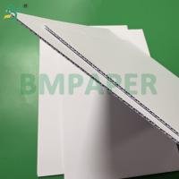 China Both Sides Matte White Uncoated E Flute Corrugated Board 140g+100g+140g for sale