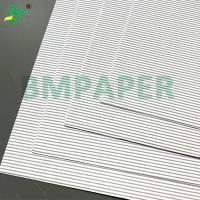 China 100Gsm Printability White Single Side Fluted Corrugated Paper For Box Packing for sale