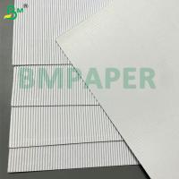 China 100Gsm Printability White Single Side Fluted Corrugated Paper For Box Packing for sale