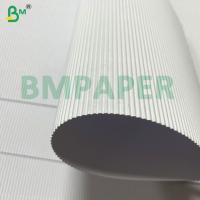 China 100Gsm Printability White Single Side Fluted Corrugated Paper For Box Packing for sale