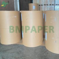 China 40g - 80gsm Unbleached Natural MG Ribbed Kraft Paper For Gift Wrapping for sale