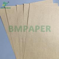 China High Stiffness 50gsm 60gsm Brown Striped Kraft Paper For Flowers Packaging for sale