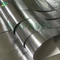 China 56gsm Food Garde Silver High-Temperature Resistant Aluminum - Coated Paper For Hamburger Packaging for sale