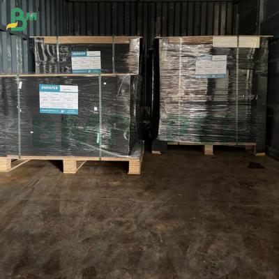 China 110g +110g +110g Black Corrugated Board For Cosmetic Box E Flute 700 x 1000mm for sale