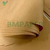 China 140g Semi - Extensible Brown Unbleached Cement Kraft Paper For Wrapping for sale