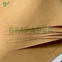 China 140g Semi - Extensible Brown Unbleached Cement Kraft Paper For Wrapping for sale