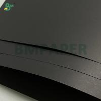 China 110gsm 100% Virgin Pulp Black Kraft Paper For Macking Cards for sale