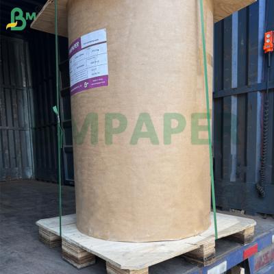 China 60gsm 70gsm Brown MG Ribbed Kraft Paper For Jewelry Packaging Boxes 1020mm for sale