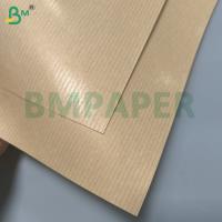 China Machine Glazed ( MG ) Creped Kraft Paper 60gsm Unbleached Brown Color for sale