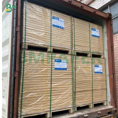 China 60gsm Flexible Protectiion Wrap Stripped Kraft Paper In Roll for sale
