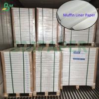 China 40gsm Size Customize White Premium Muffin Liner Paper For Tulip Cupcake Baking cup for sale