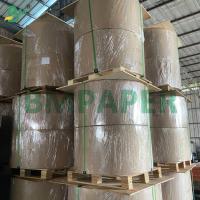 China Single Sided Glazed Kraft Paper 35gsm Bleached White MG Paper for sale