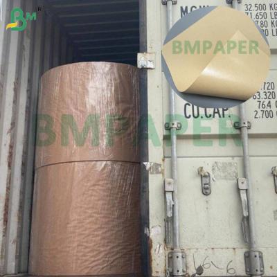 China 75gsm Kraft Paper + 10g Poly Laminated Inside Raw Material Rolls For Moisture Proof Envelopes for sale