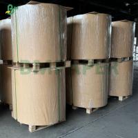 China 70g 80g Brown One Side Glossy Stripped Kraft Paper For Food packaging for sale