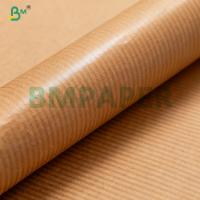 China 70g 80g Brown One Side Glossy Stripped Kraft Paper For Food packaging for sale