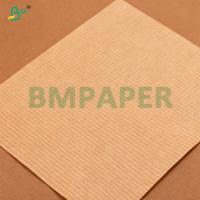 China 70g 80g Brown One Side Glossy Stripped Kraft Paper For Food packaging for sale
