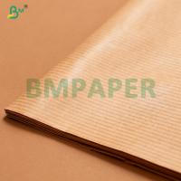 China High Tear Resistance Machine Glazed Striped Kraft Paper 60-80gsm For Gigt Wrapping for sale