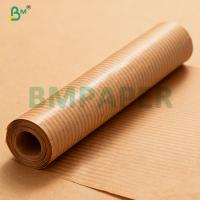 China High Tear Resistance Machine Glazed Striped Kraft Paper 60-80gsm For Gigt Wrapping for sale