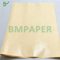 China 80gsm 90gsm high strength MG Stripped Kraft Paper For Handbag Making for sale