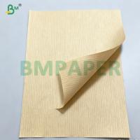 China 80gsm 90gsm high strength MG Stripped Kraft Paper For Handbag Making for sale