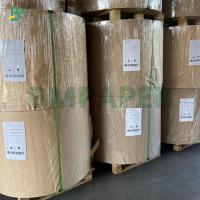 China 50gsm 60gsm High Folding Resistance Machine Glazed Stripped Kraft Paper Rolls For Wrapping for sale
