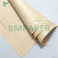 China 50gsm 60gsm High Folding Resistance Machine Glazed Stripped Kraft Paper Rolls For Wrapping for sale