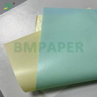 China 65g Silicone Coating Glossy Glassine Paper 215mm 1070mm In Roll for sale