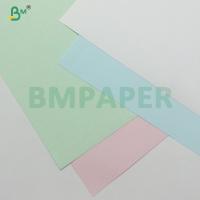 China 70g White & Blue & Green Three-ply Carbonless Paper Retail Receipts for sale