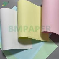 China 50-80GSM High Copy Carbon-Free NCR Paper 80GSM White / Blue / Pink / Green for sale