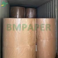 China Light Brown Kraft Paper For Disposable Paper Bowls 300gsm + 18g PE One Side, PE Coated Food Container Board for sale