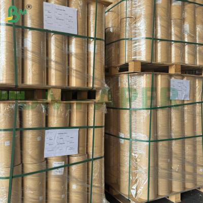 China 80/100gsm Plain Brown Envelope Kraft Paper 46.7cm Roll Width for sale