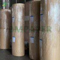 China 40gsm + 10gsm Oilproof  Single - Side Glossy PE Coated Paper For Food Packing for sale