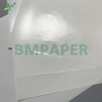 China 40gsm + 10gsm Oilproof  Single - Side Glossy PE Coated Paper For Food Packing for sale