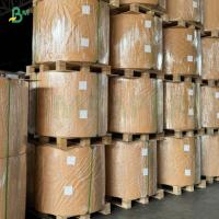 China 40gsm + 10gsm Oilproof  Single - Side Glossy PE Coated Paper For Food Packing for sale