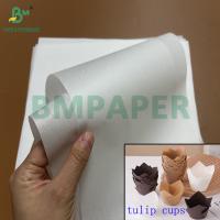 China 30gsm 40gsm  Food Safety Grease-resistant Paper For Tulip Baking Cup 1100mm 1200mm Reel for sale