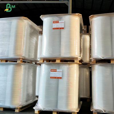 China 28gram Food Grade White Straw Wrapping Paper 32mm 35mm 37mm Width Roll for sale