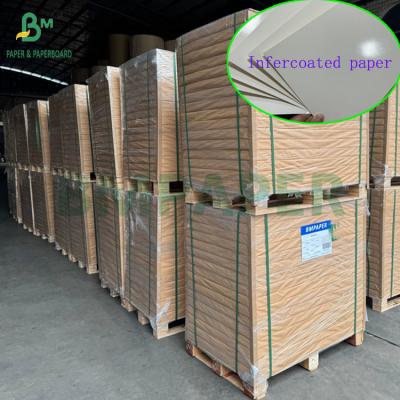 China 300gsm 350gsm Food Grade White Infercoated Paper For Lunch Box  70 x 100cm for sale