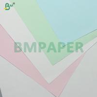 China Eco - friendly Smoothness Colorful Stable Carbonless Paper For Bill Printing for sale