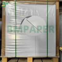 China 1mm 2mm Thick Double Sided Glossy White Coated Ivory White Cardboard 27.6 X 39.4in for sale