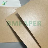 China 250g+ 10g 2S PE Brown Lunch Paper Board For Meal Prep Containers for sale