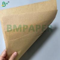 China 60gsm 70gsm Brown Color Grease Proof Paper For Margarine 1000mm 1100mm for sale